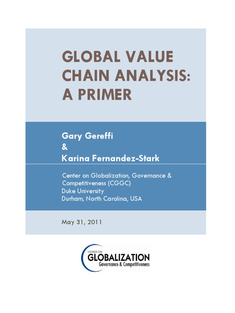 Global Value Chain Analysis Overview | PDF | Business | Finance & Money ...