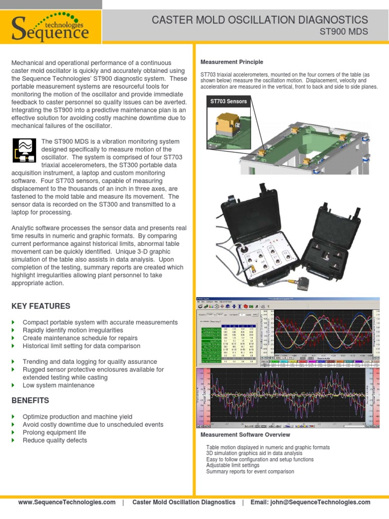 Caster Mold Oscillation Diagnostics | PDF | Accelerometer | Simulation