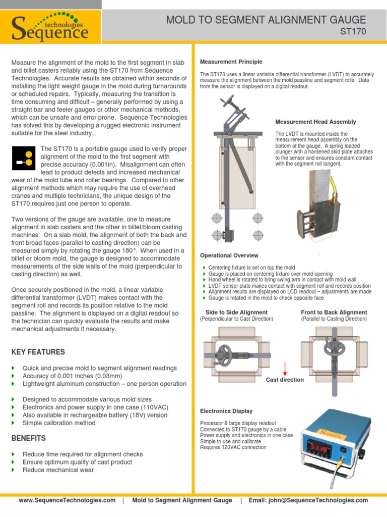 Mold To Segment Alignment Gauge | PDF | Calibration | Accuracy And ...