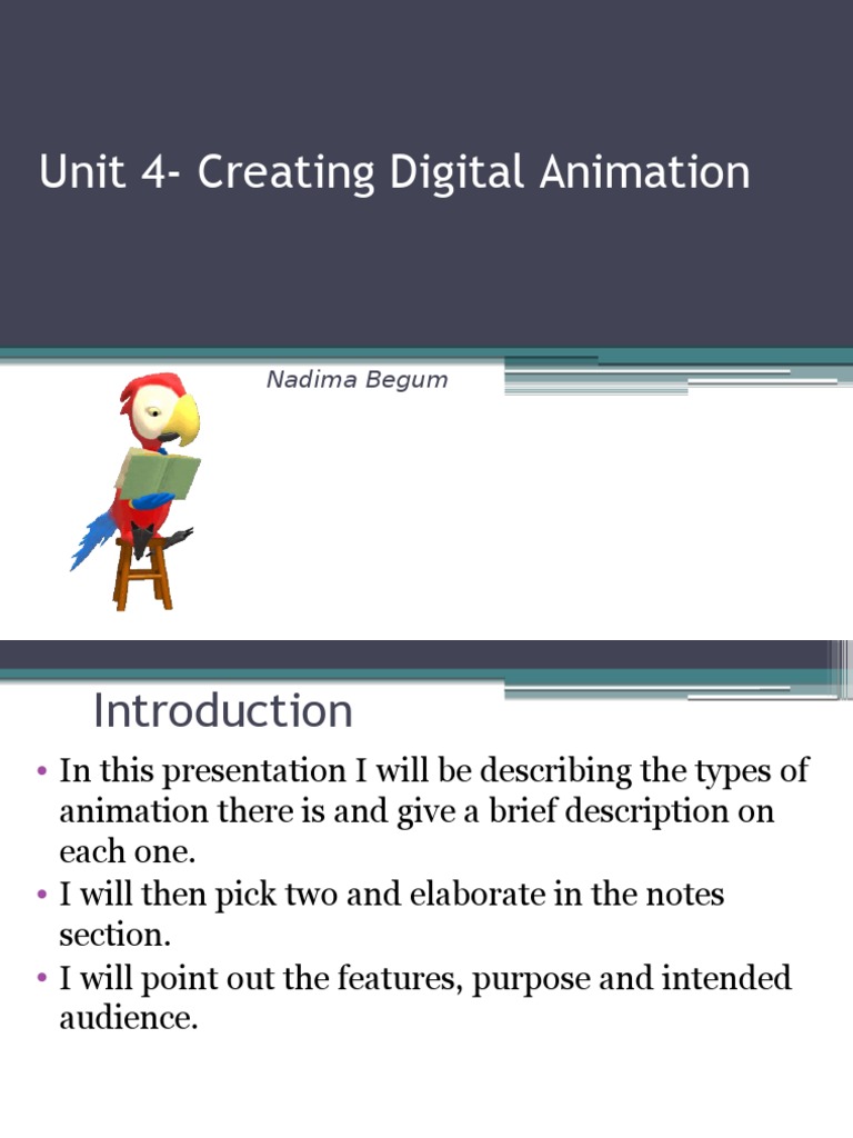 Types of Digital Animation Explained | PDF | Animation | Computer Animation