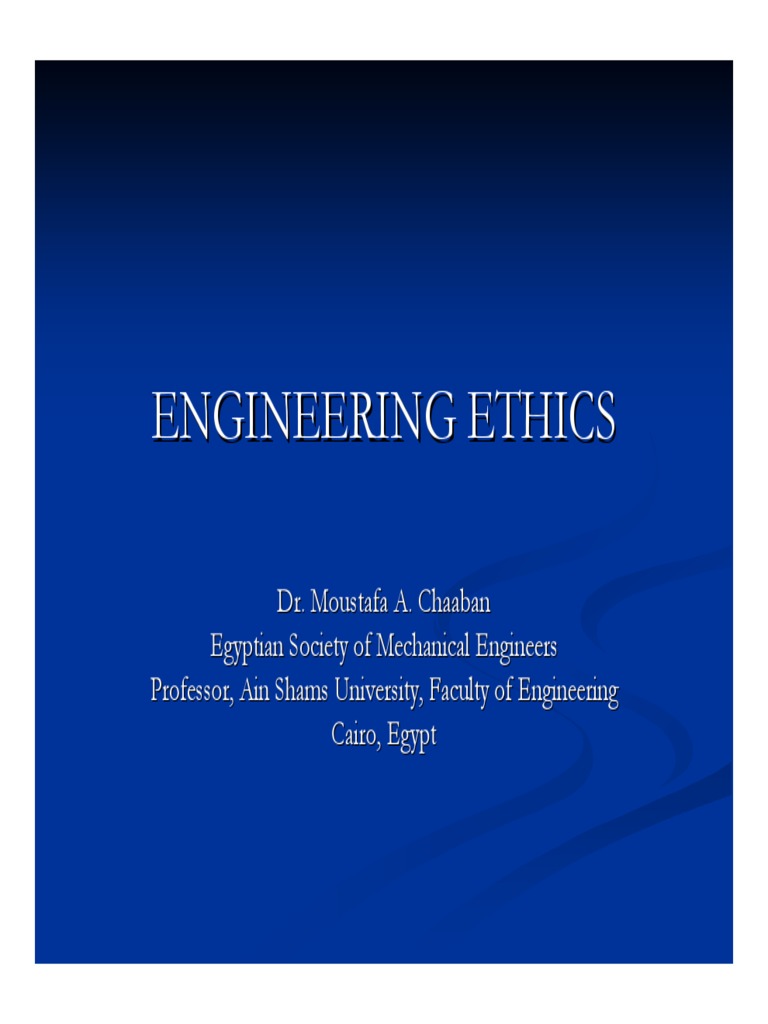 Engineering Ethics | Download Free PDF | Engineer | Profession