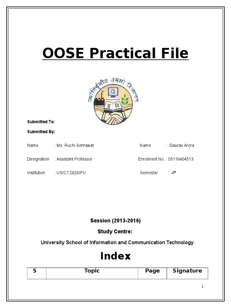 OOSE | Download Free PDF | Class (Computer Programming) | Use Case