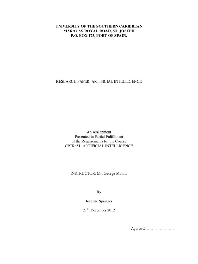 AI Research Paper Overview | PDF | Artificial Intelligence ...