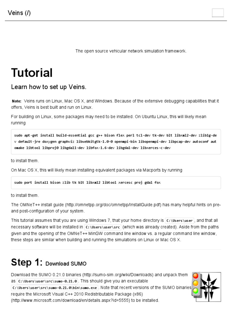 Tutorial - Veins | PDF | Linux | Command Line Interface