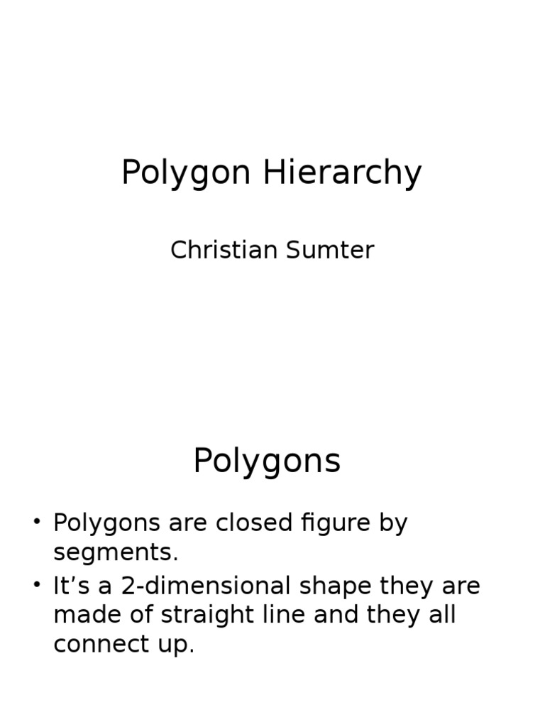Polygon Hierarchy Done | PDF | Rectangle | Geometric Objects