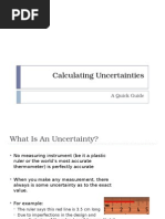 Calculating Uncertainty in GCSE Chemistry | PDF | Chemical Substances ...