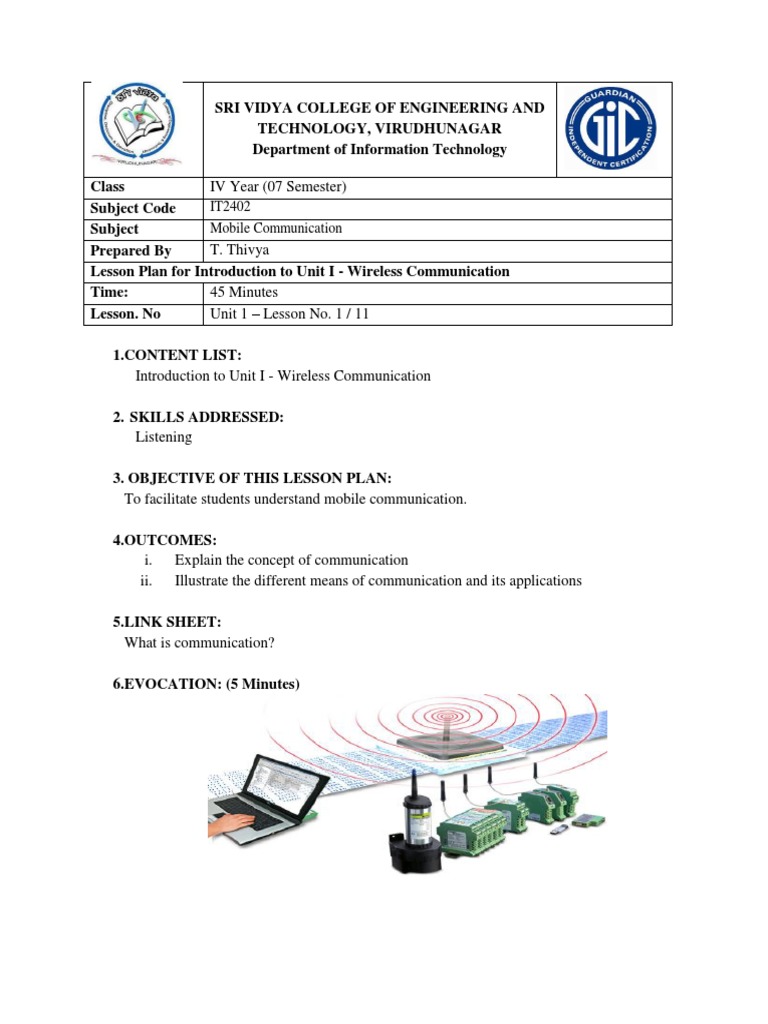 Mobile Communication | PDF | Modulation | Telecommunication
