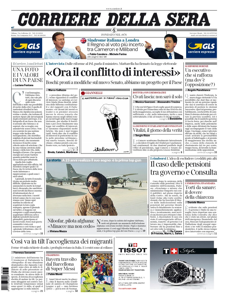 IL CORRIERE DELLA SERA