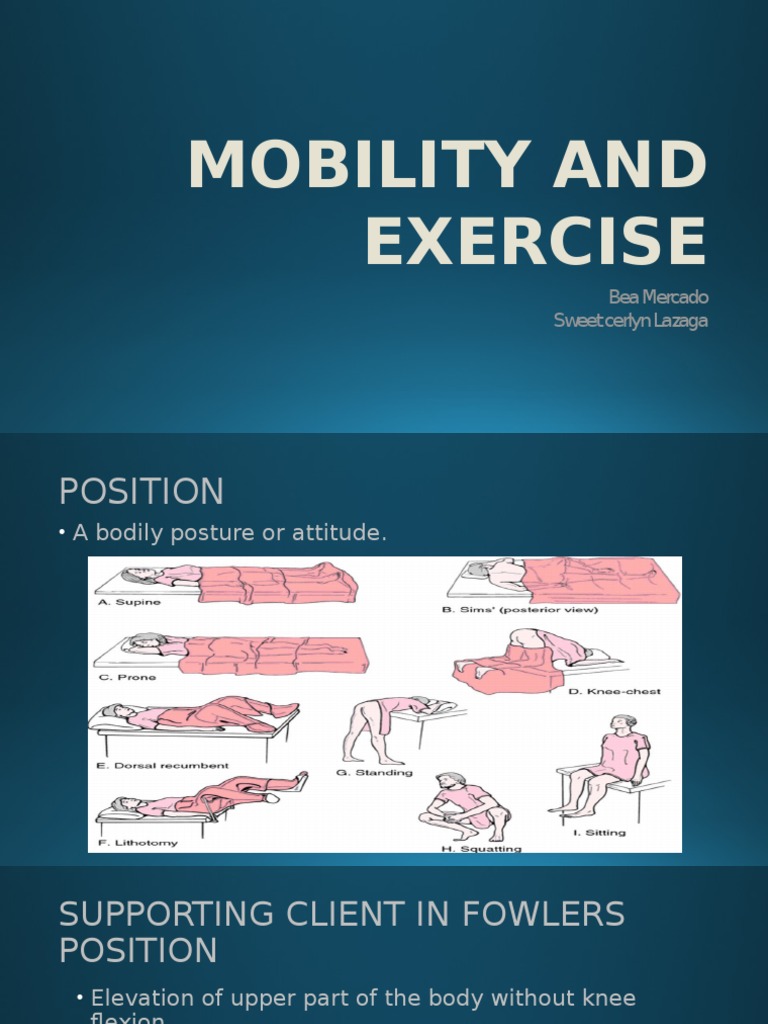 Mobility and Exercise | Download Free PDF | Vertebral Column ...
