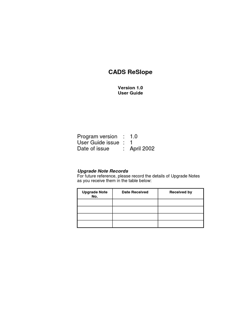 Re Slope | PDF | Installation (Computer Programs) | Microsoft Windows