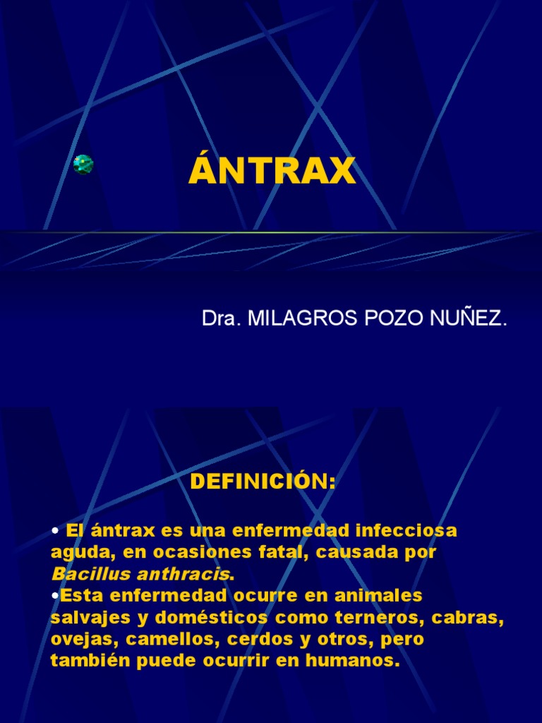 Antrax | PDF | Ántrax | Ciencias de la Salud