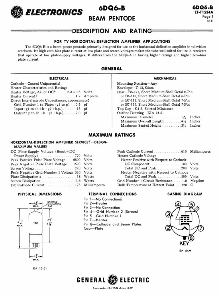 6DQ6 Datasheet | PDF