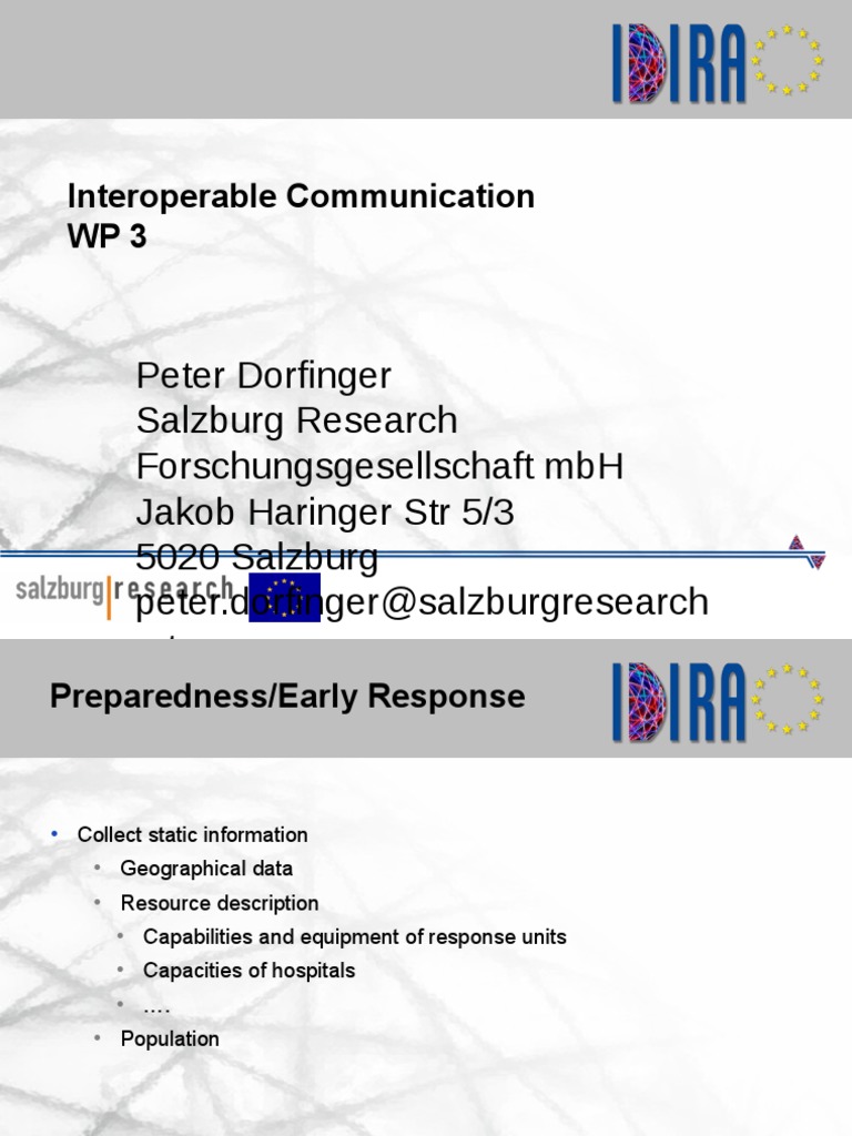Peter Dorfinger Salzburg Research Forschungsgesellschaft MBH Jakob ...