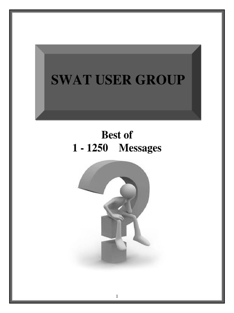 Swat User Group Questions | PDF | Sensitivity Analysis | Precipitation