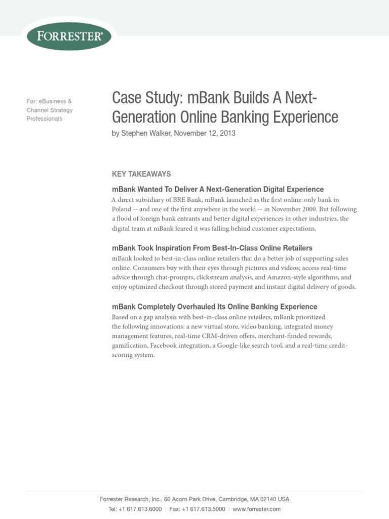 Case Study MBank Builds A Next Generation Online Banking Experience en ...