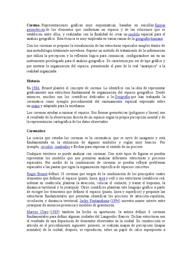 Corema | PDF | Espacio | Geografía