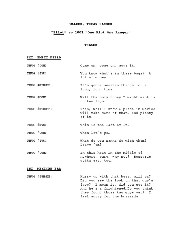 Walker: One Riot, One Ranger Pilot | PDF | Violence | Leisure