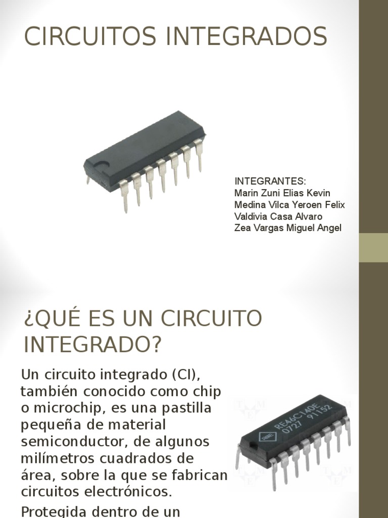 Circuitos Integrados | PDF | Circuito integrado | Electrónica