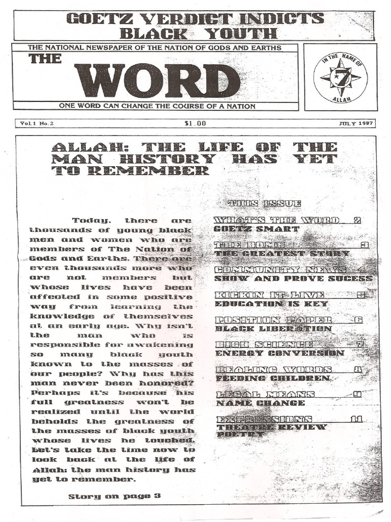 The Word Vol 1 No 2 | PDF