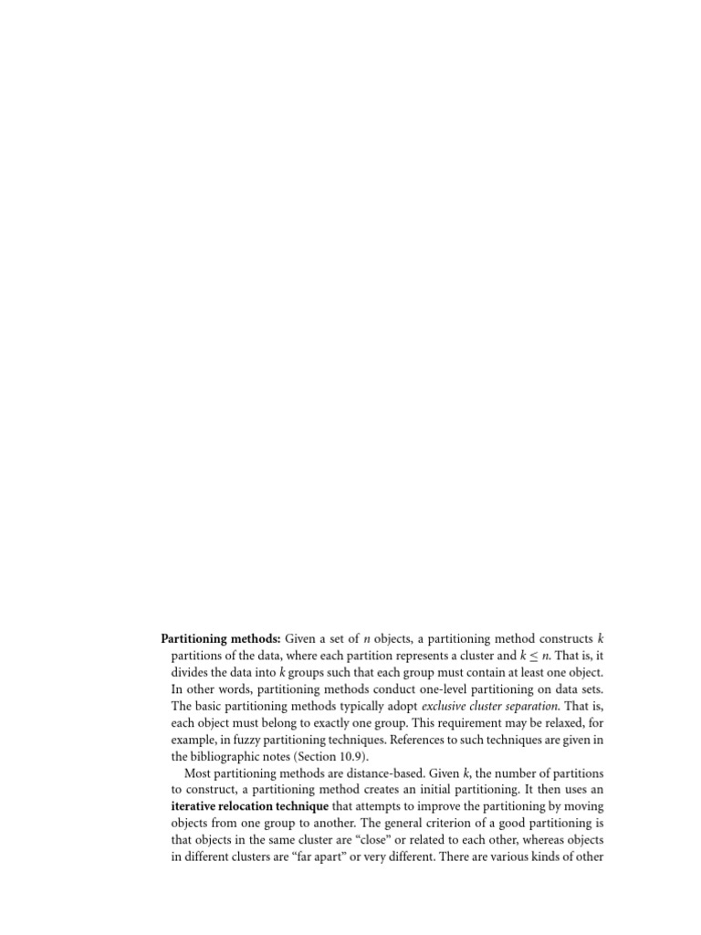 02 Data Mining-Partitioning Method | PDF | Cluster Analysis | Hierarchy