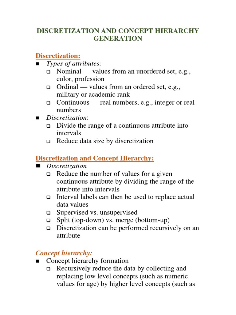 Data Mining- Discretization | Image Segmentation | Statistics | Free 30 ...
