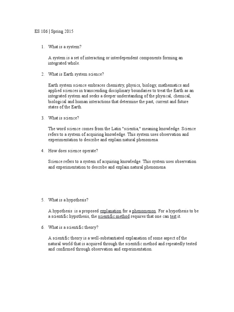 Explanation Phenomenon Scientific Method Test | PDF | Ion | Chemical Bond