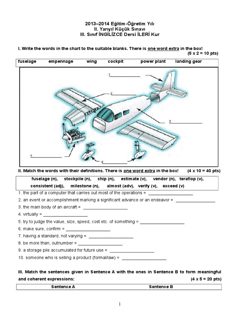 III Ileri Aeet Quiz | PDF | Airplane | Spaceflight Technologies