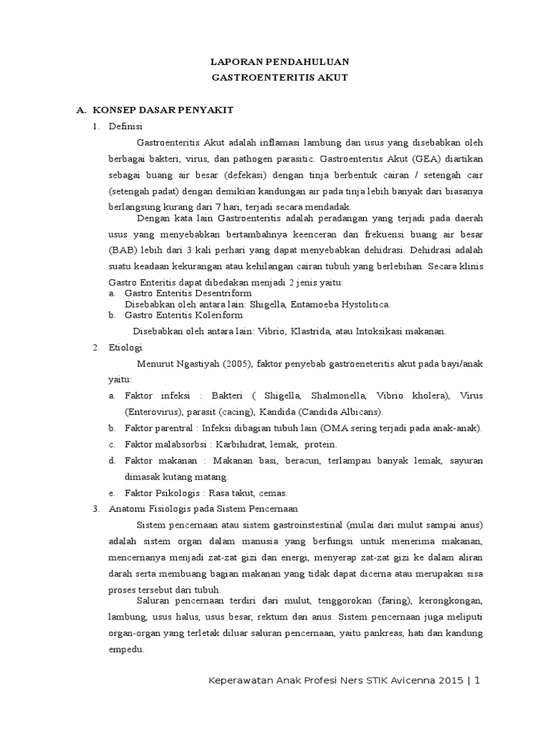 LP Gea Pada Anak | PDF