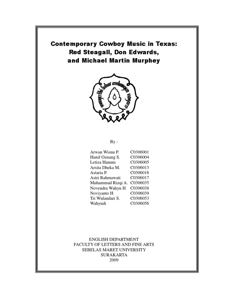 Cowboy Music Paper | Download Free PDF | Country Music | Western Music ...