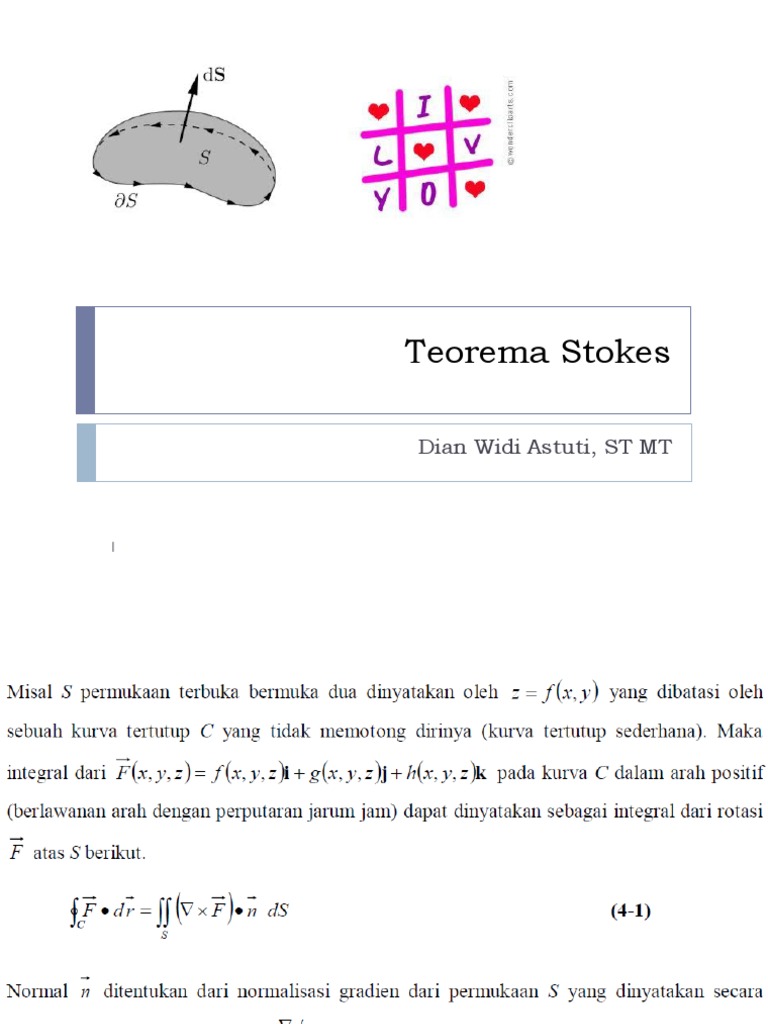 Teorema Stokes | PDF