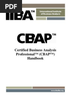CBAP Assessment Template | PDF | Business Analysis | Systems Science