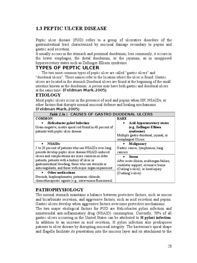 10 Peptic Ulcer Intro | PDF | Nonsteroidal Anti Inflammatory Drug ...