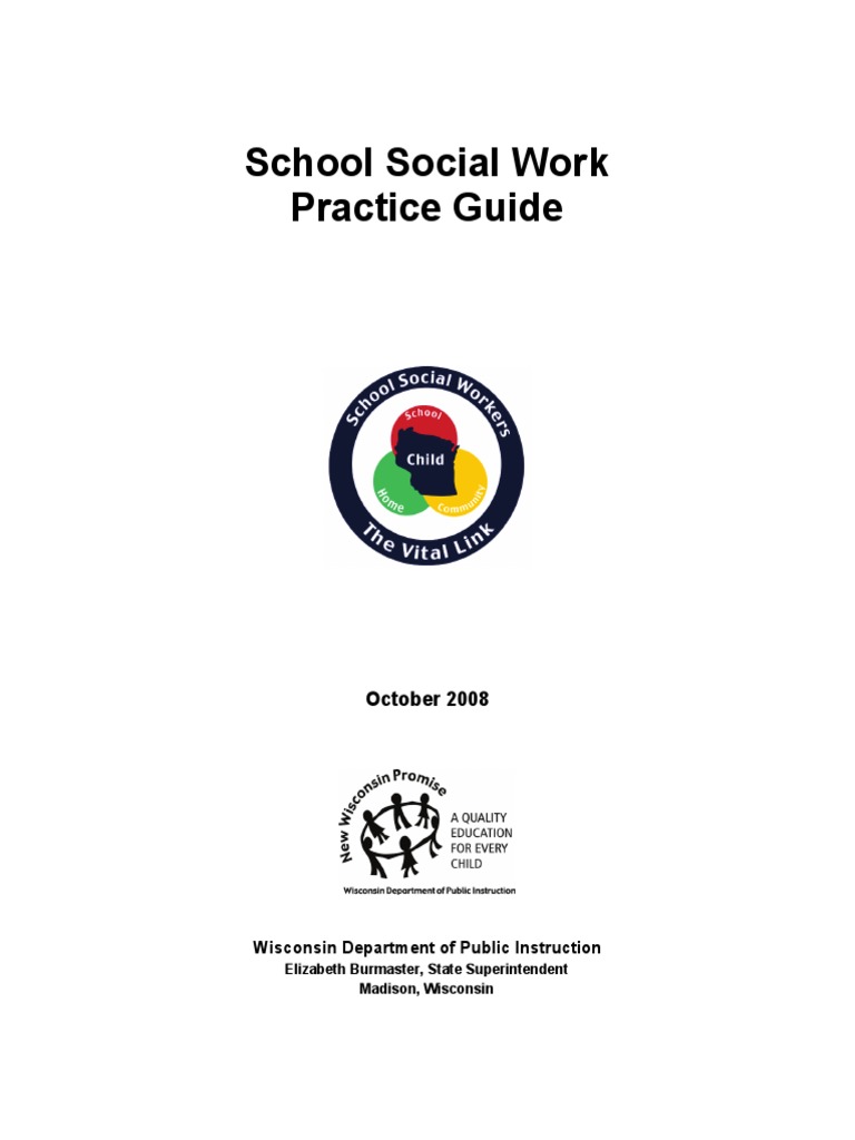 School Social Work Practice Guide | PDF | Survey Methodology | Social Work
