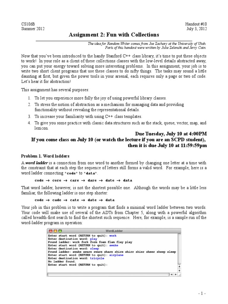 100 Assignment 2 Pdf String Computer Science Areas Of Computer Science