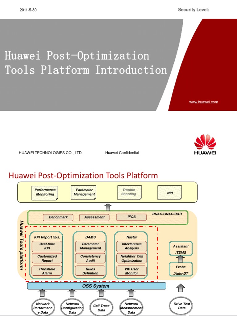 Huawei Post-Optimization Tools Platform Introduction-PRS Part 20110530 ...