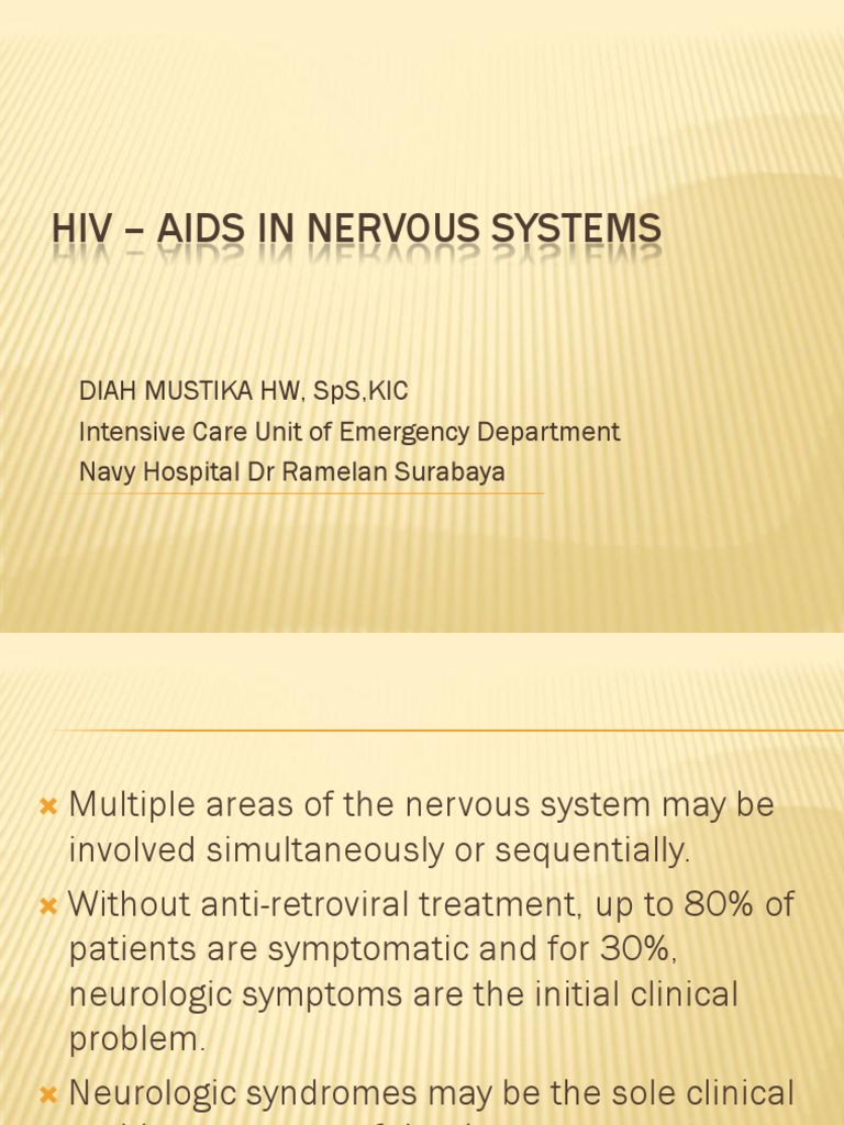 Hiv - Aids in Neurology | PDF | Peripheral Neuropathy | Neurology