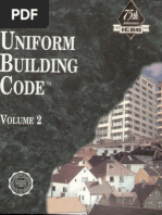 UBC 97 - Uniform Building Code (Volume 2) | PDF