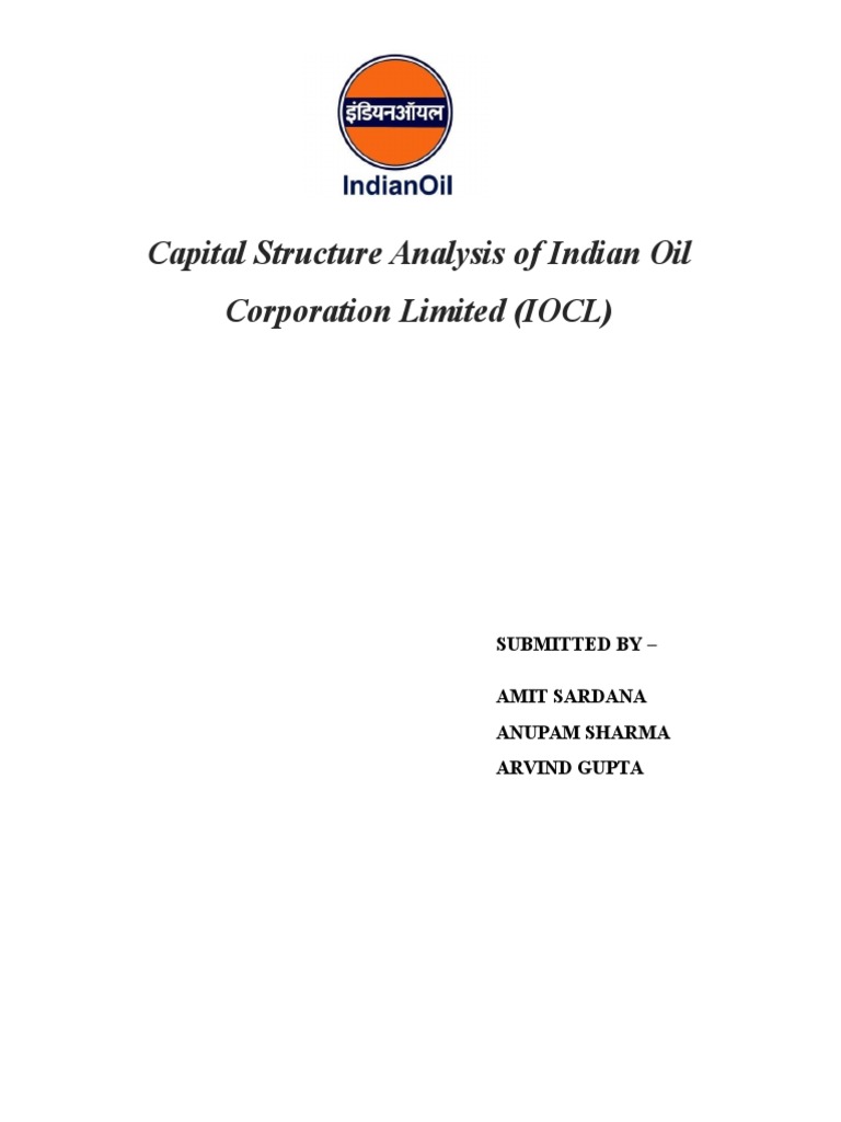 IOCL Capital Structure Insights | PDF | Loans | Credit (Finance)