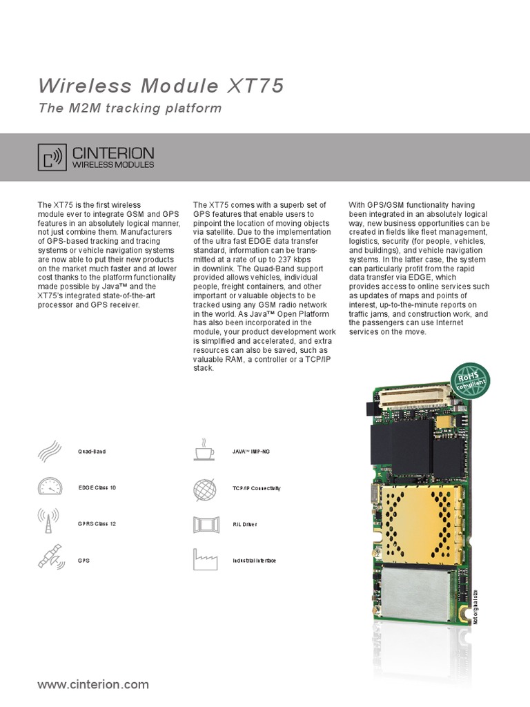Siemens xt75 | PDF | General Packet Radio Service | Gsm