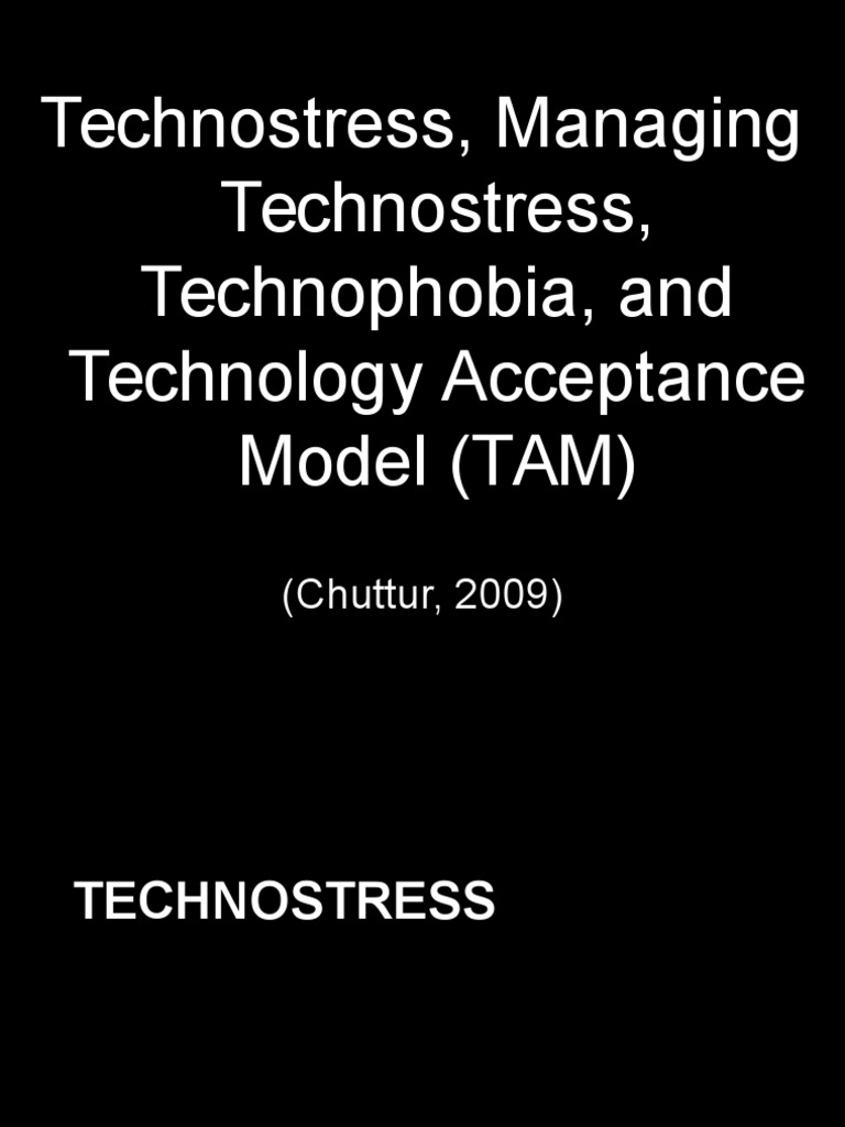 Technostress, Managing Stress, Technophobia | PDF | Psychological ...