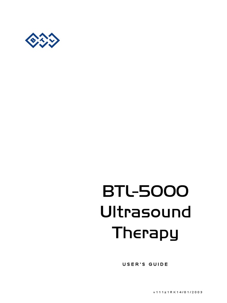 BTL-5000 Ultrasound Therapy Guide | PDF | Ultrasound | Amplitude