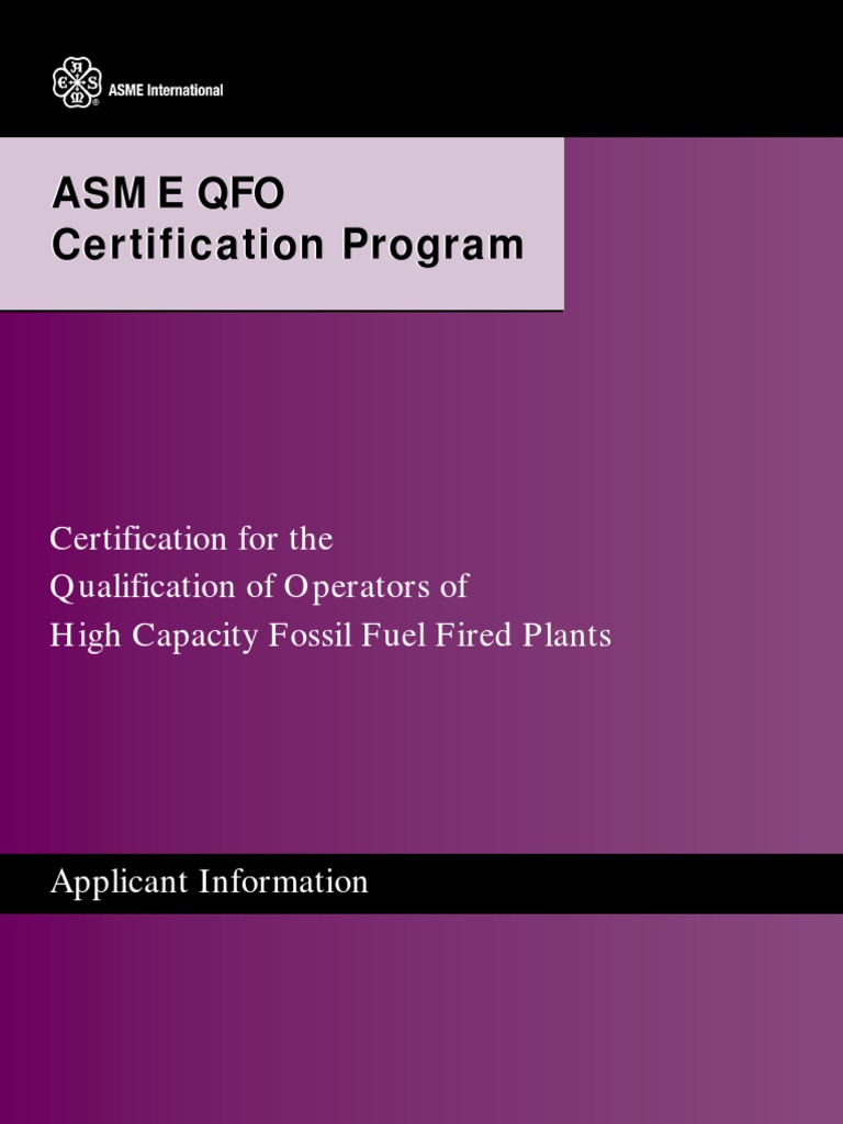 Asme Certification Prog | PDF | Professional Certification | Boiler