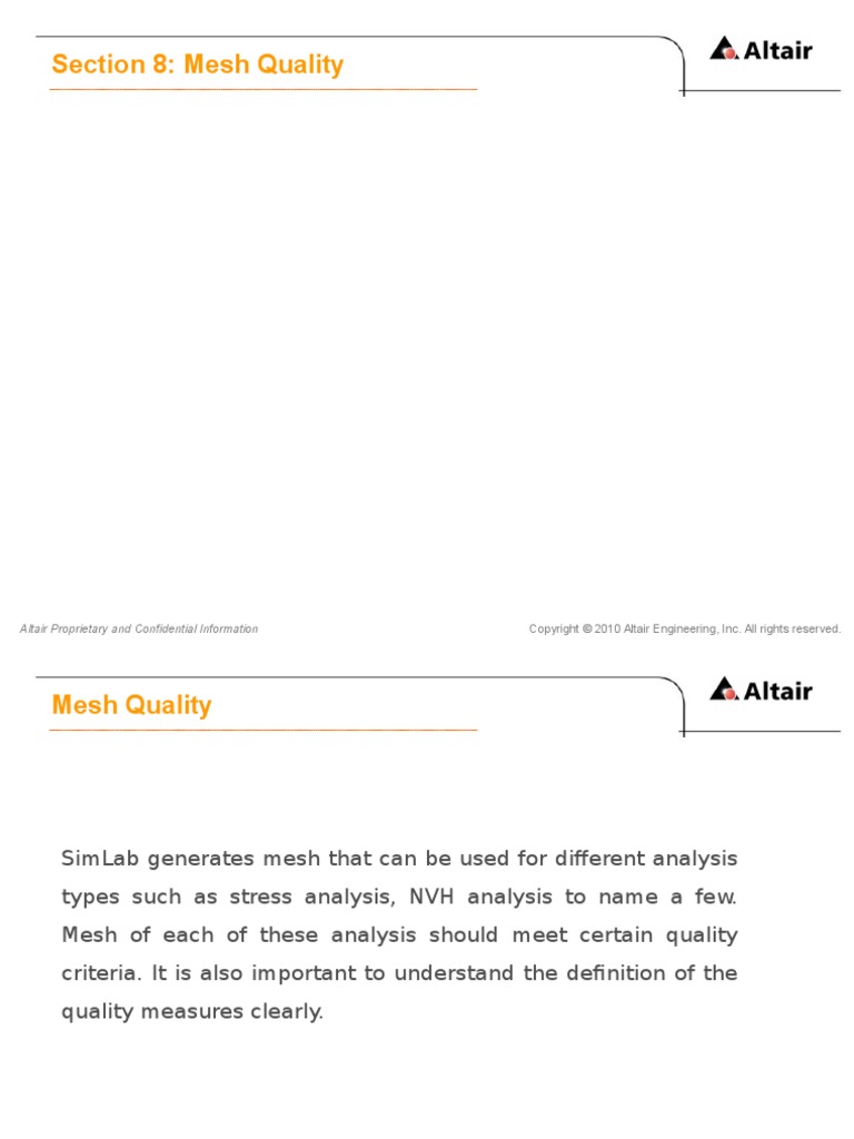 Mesh Quality | PDF | Tetrahedron | Triangle