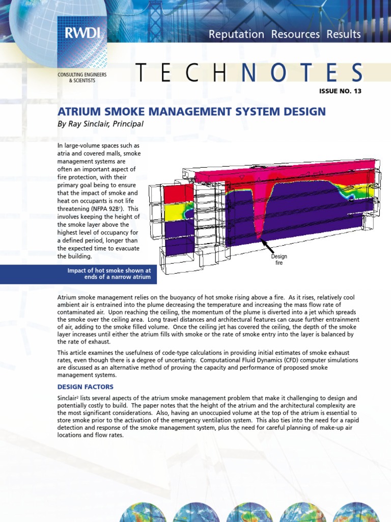 Atrium Smoke Management System Design: Reputation Resources Results | PDF