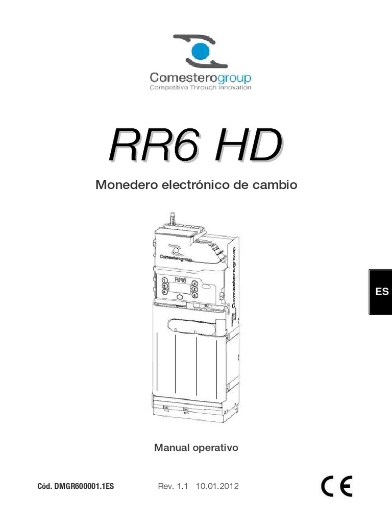 Manual del Monedero Electrónico RR6 HD | PDF | Corriente eléctrica | Informática y tecnología de ...