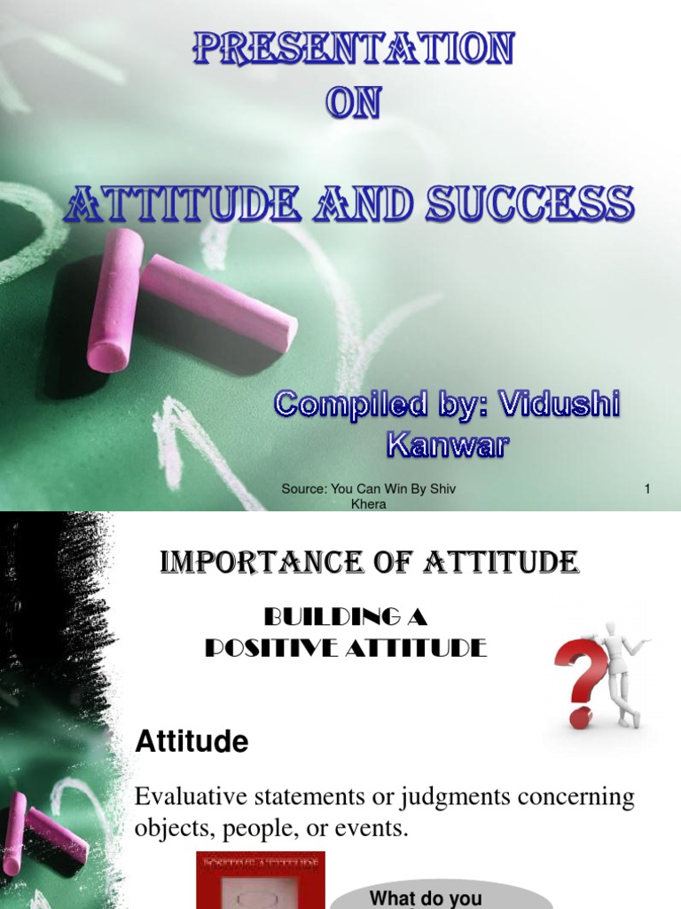 Attitude and Success | PDF | Attitude (Psychology) | Procrastination