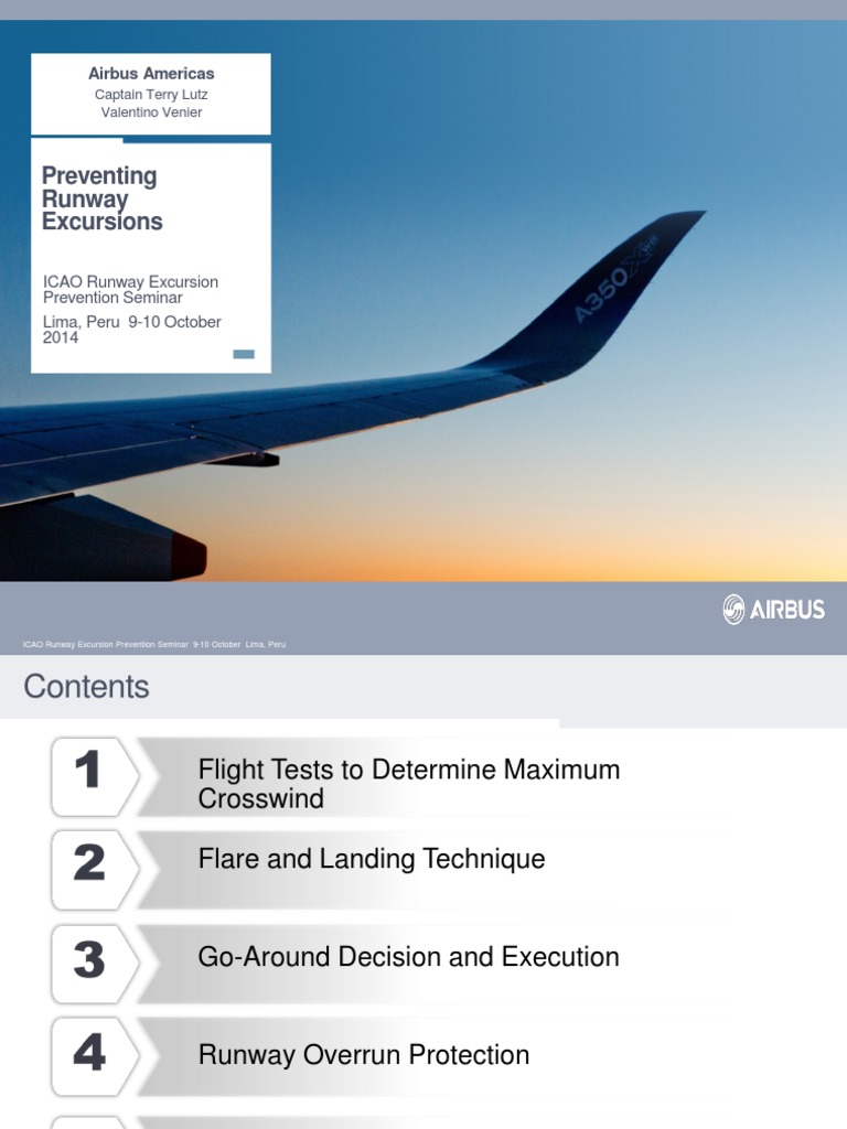 AIRBUS Preventing Runway Excursion | PDF | Flight Dynamics (Fixed Wing ...