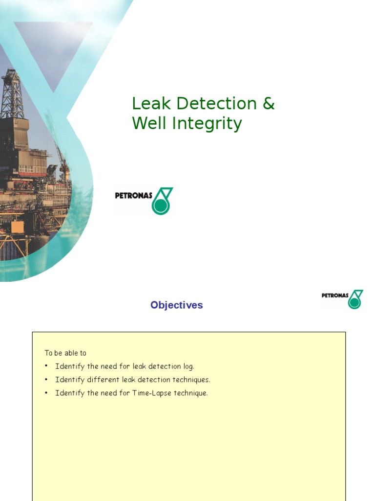 Leak Detection Well Integrity Pdf Leak Corrosion