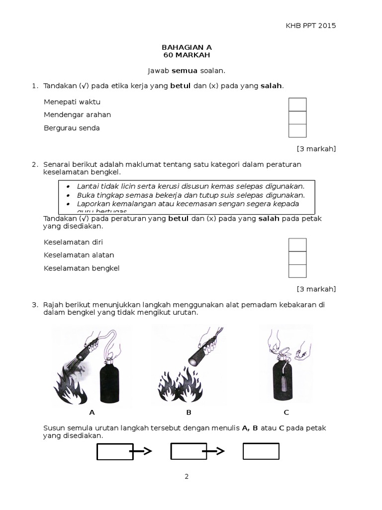 Soalan KHB Tingkatan 1 PPT 2015 | PDF | Metode & Bahan Ajar