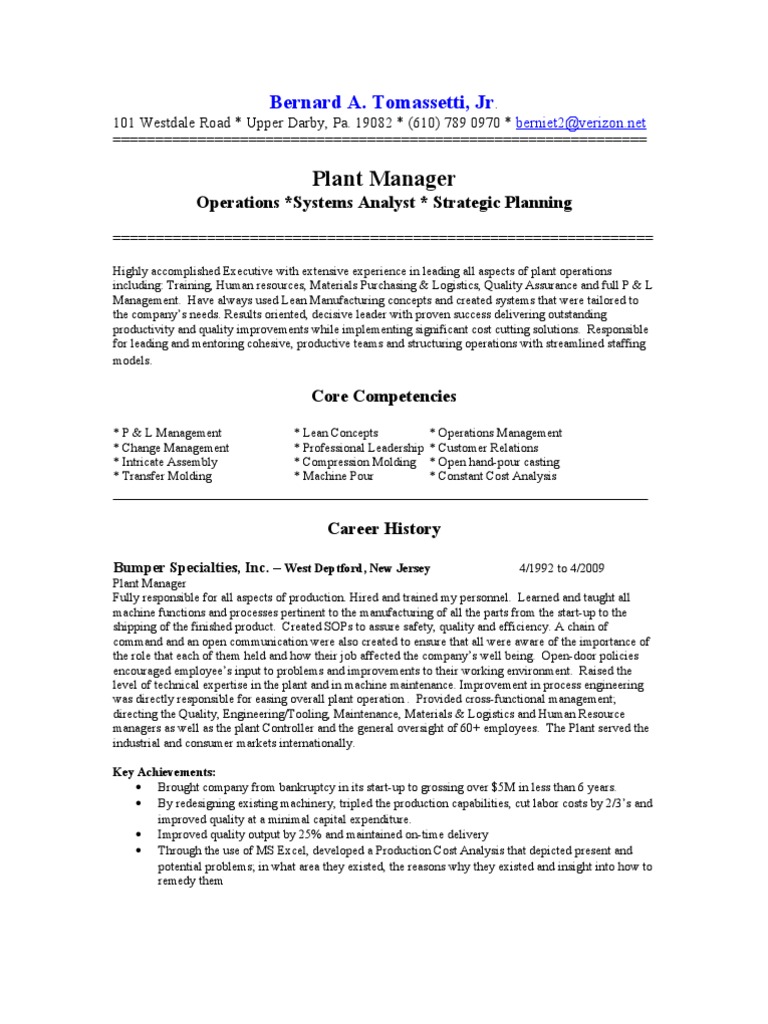 Recruter's Input Resume' | PDF | Lean Manufacturing | Human Resources